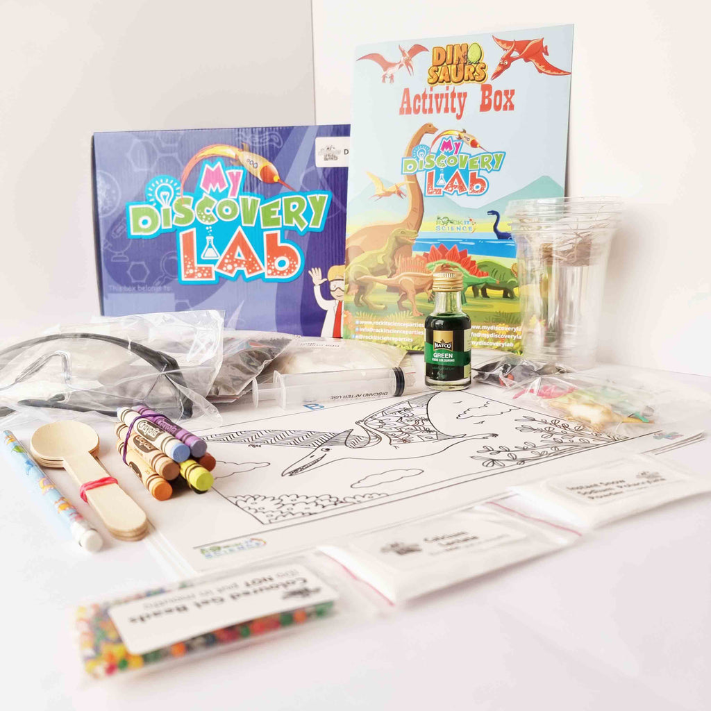 Dinosaur Activity Box (3-7 years) – My Discovery Lab - Dubai