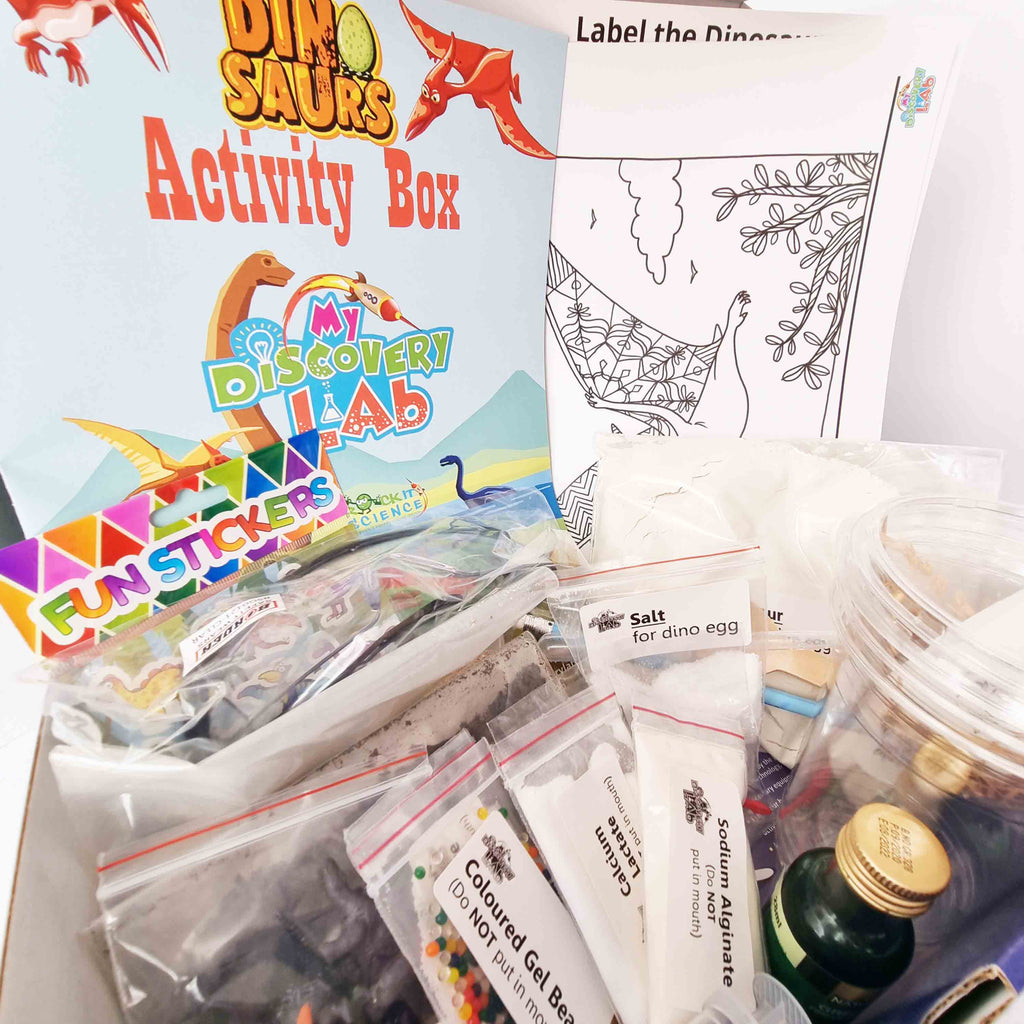 Dinosaur Activity Box (3-7 years) – My Discovery Lab - Dubai